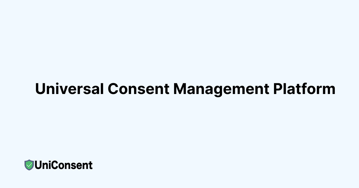 Consent Management Platform (CMP)